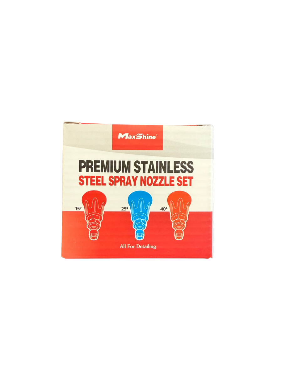 Stainless steel spray nozzle set – Bloomco Automotive Detailing Suppliers